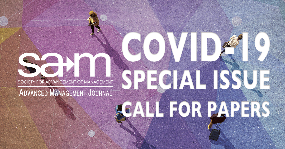 SAM AMJ Special Issue CFP - SAM C.E.N.T.S.