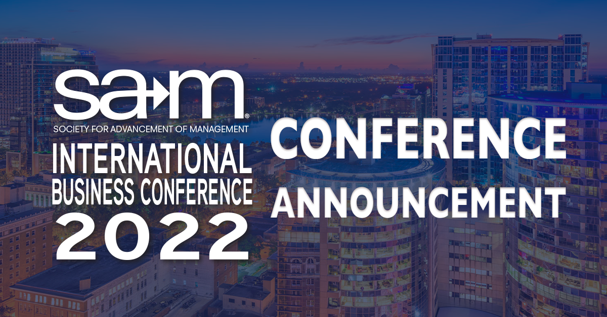 SAM Conference Now Virtual - SAM C.E.N.T.S.