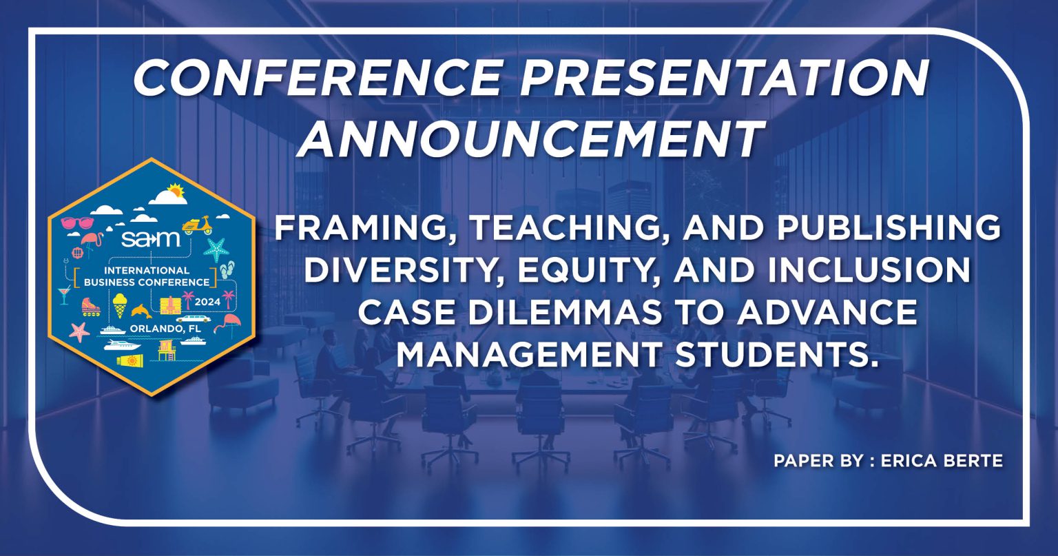 SAMIBC2024 Presentation Announcement | Framing, Teaching, and ...