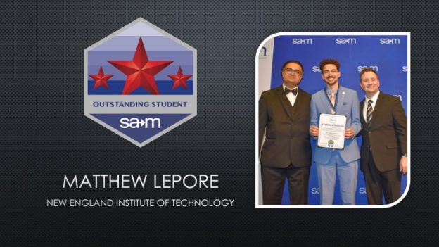 Matthew Lepore Named a SAM National Outstanding Student Award Winner ...