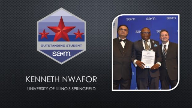 Kenneth Nwafor Named a SAM National Outstanding Student Award Winner ...